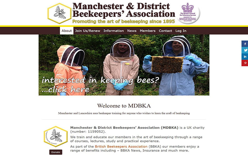 Manchester & District Beekeepers’ Association | MIP Websites